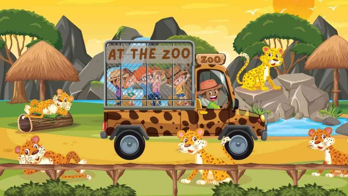 At The Zoo Nursery Rhyme For Kids With Lyrics | ORCHIDS