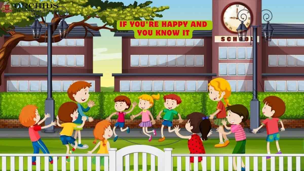 If You're Happy and You Know It Nursery Rhyme For Kids With Lyrics ...