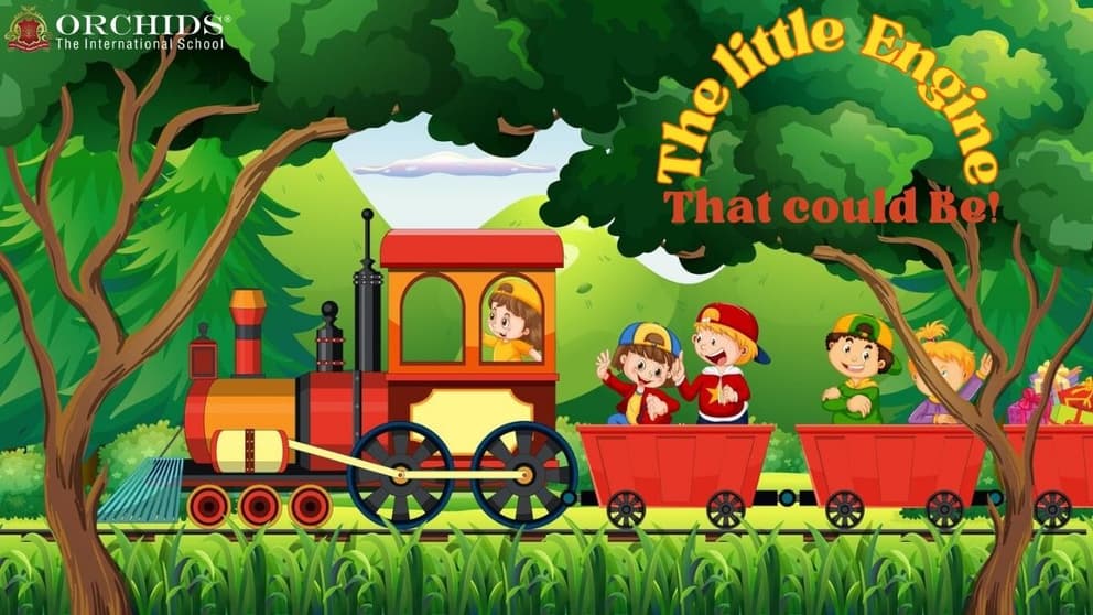 The Little Engine That Could Story For Kids With Moral | ORCHIDS