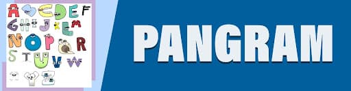 Pangram Sentences and Examples | Orchids International.