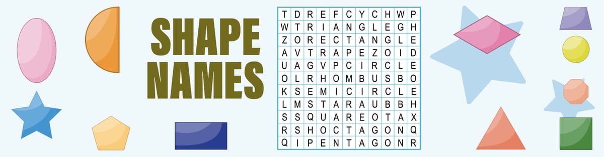 Shape Names: 55+ Names of Shapes with Pictures